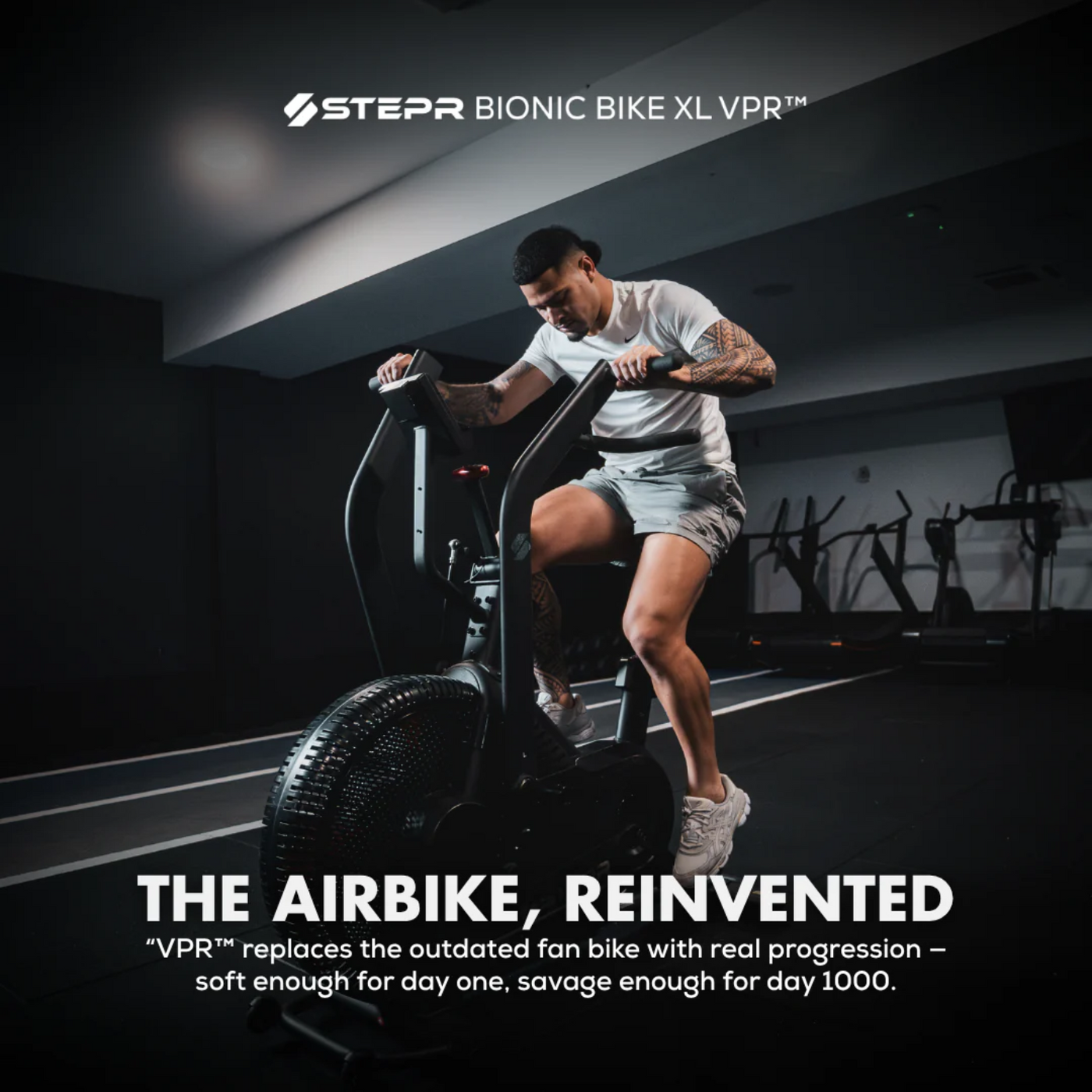 STEPR VPR Bionic Bike XL - Air Bike 2.0 — Cardio Machines Direct
