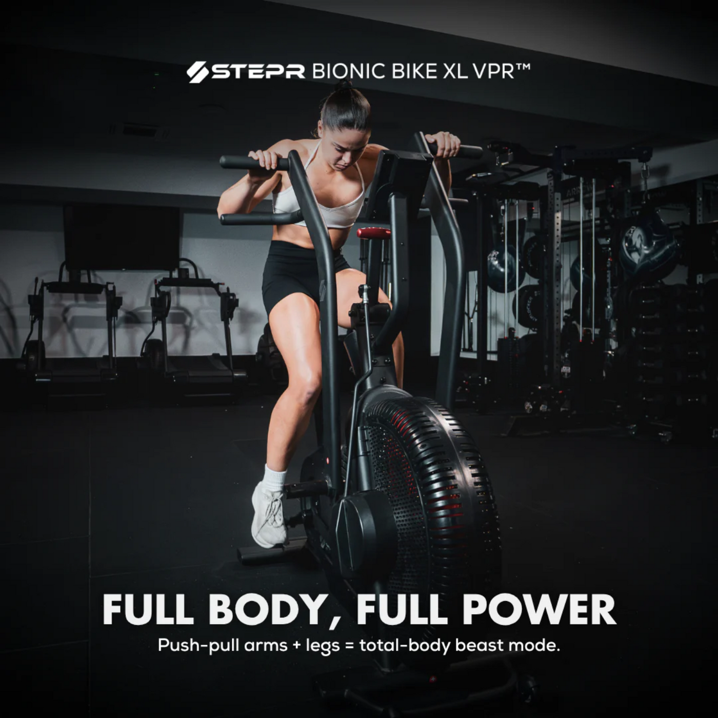 STEPR VPR Bionic Bike XL - Air Bike 2.0 — Cardio Machines Direct